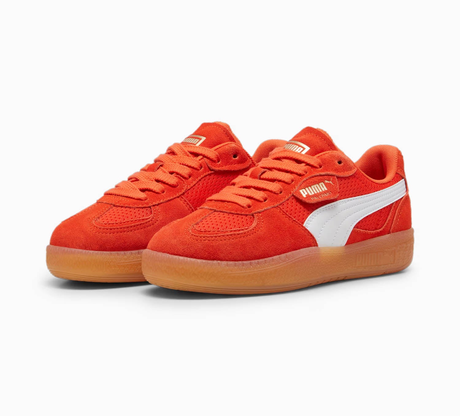 Sneakers Puma Palermo Mode Femme rouge | Look Vintage à Saisir | S2 Vichy